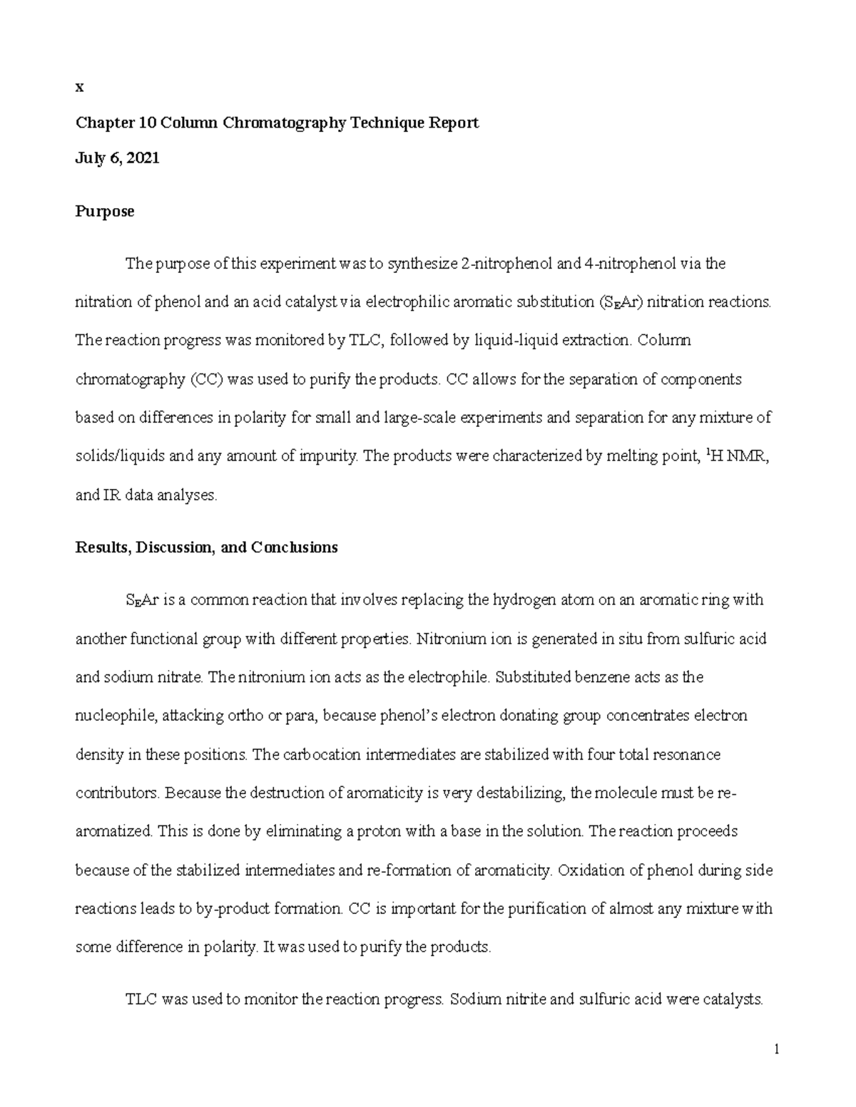 Fall19 Chapter 10 Column Report Template - x Chapter 10 Column ...