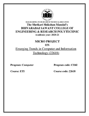 AJP microproject - ANNEXURE I Advance Java Micro-project Student ...