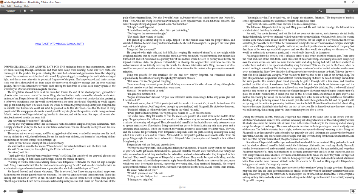 Bloodletting - Book - ENG4U - Studocu