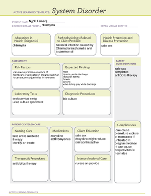 ALT Celebral palsy - ati - ACTIVE LEARNING TEMPLATES System Disorder ...