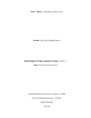 Phase 2 - Practical component - Pedagogical and Educational Practice ...
