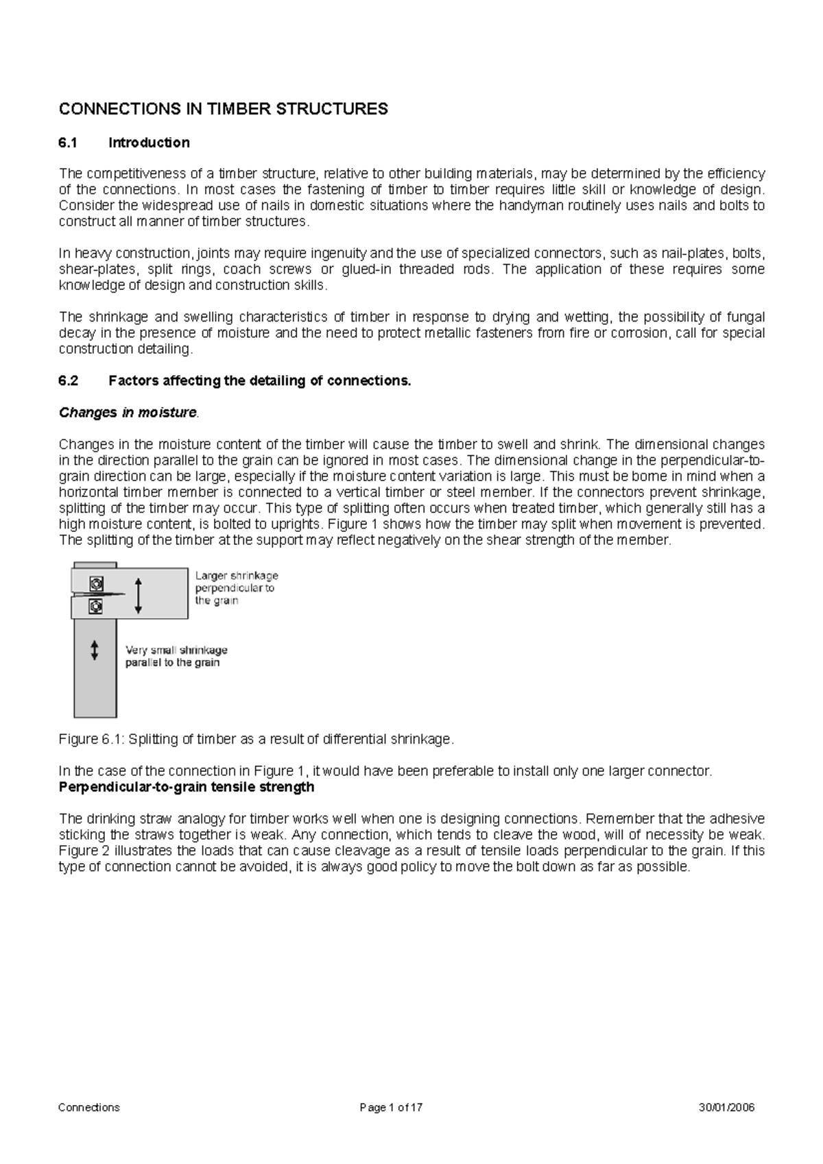 Connections types for for timber structures - CONNECTIONS IN TIMBER ...