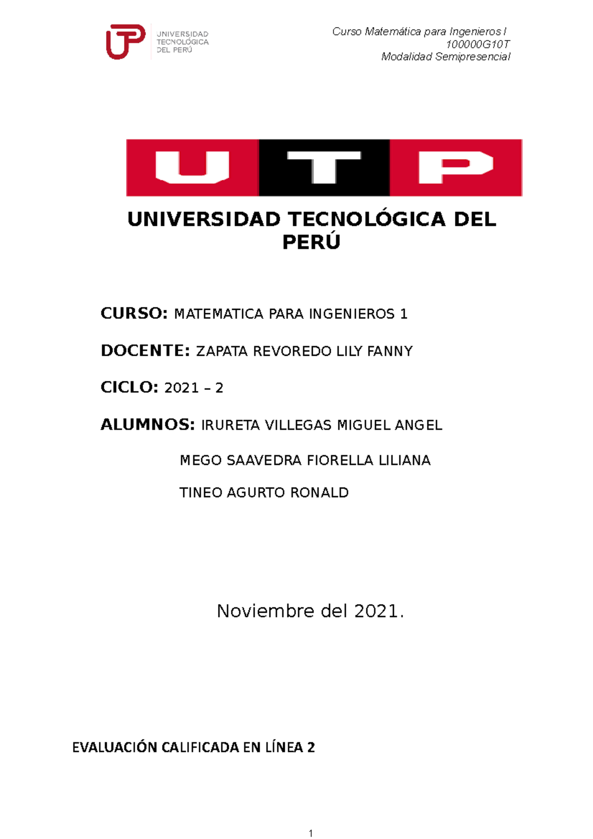 (ACV-S04) Evaluación Permanente 1 - Evaluación en linea calificada 2 - Curso Matemática para ...