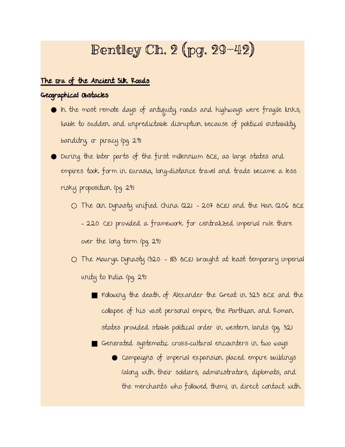 Bentley Ch. 2 (pg. 29-42) - Bentley Ch. 2 (pg. 29-42) The Era of the ...