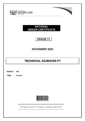 [Solved] what do i need to know to pass technical science grade 11 ...