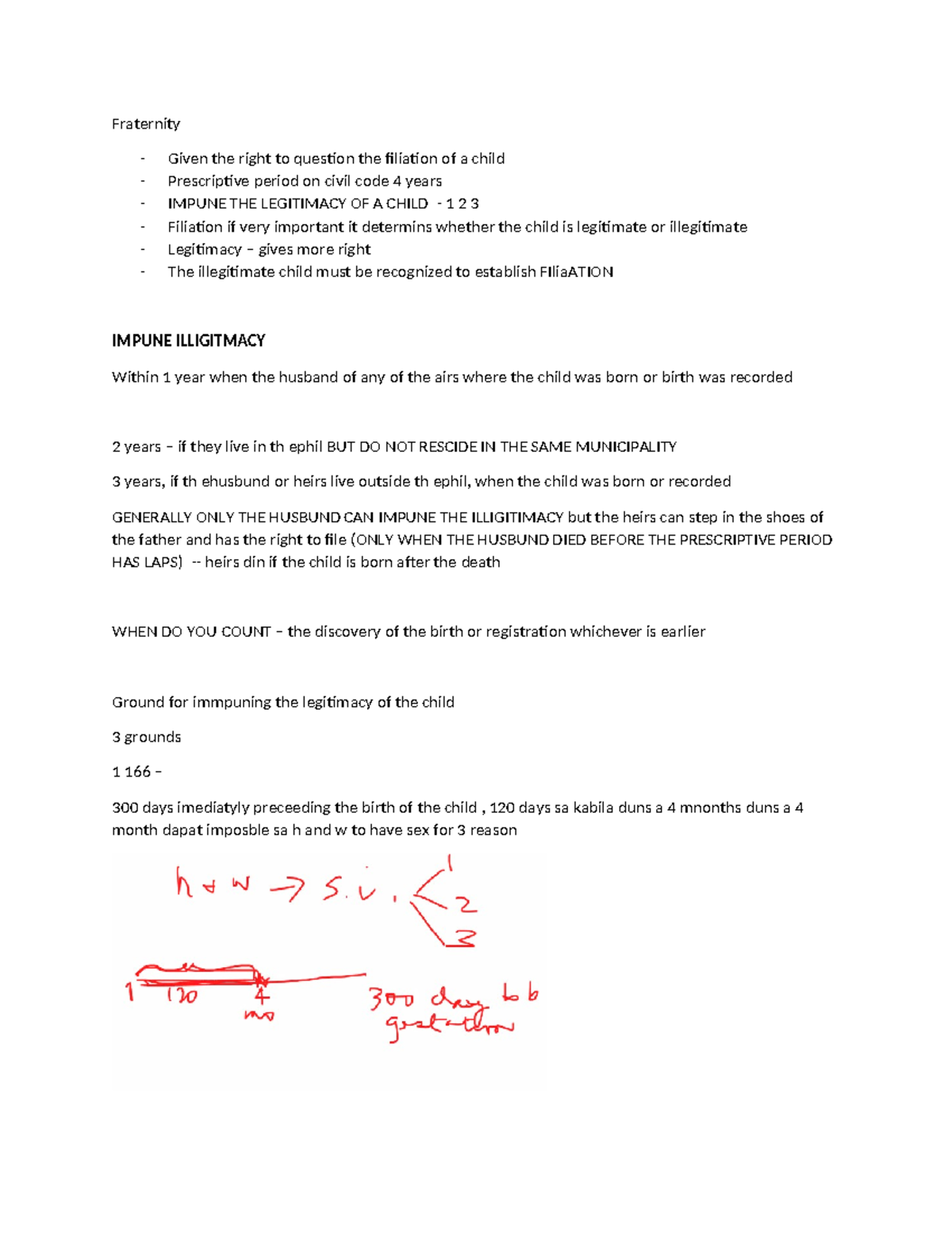 Notes - 3123123123 - Fraternity Given the right to question the ...