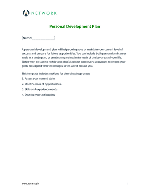 7-self-assessment-worksheets 0 - IDP Self-Assessment Worksheets These ...