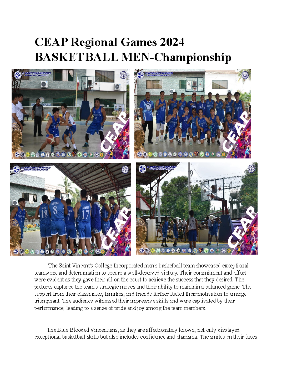 CEAP Regional Games 2024 Basketball MEN - CEAP Regional Games 2024 ...