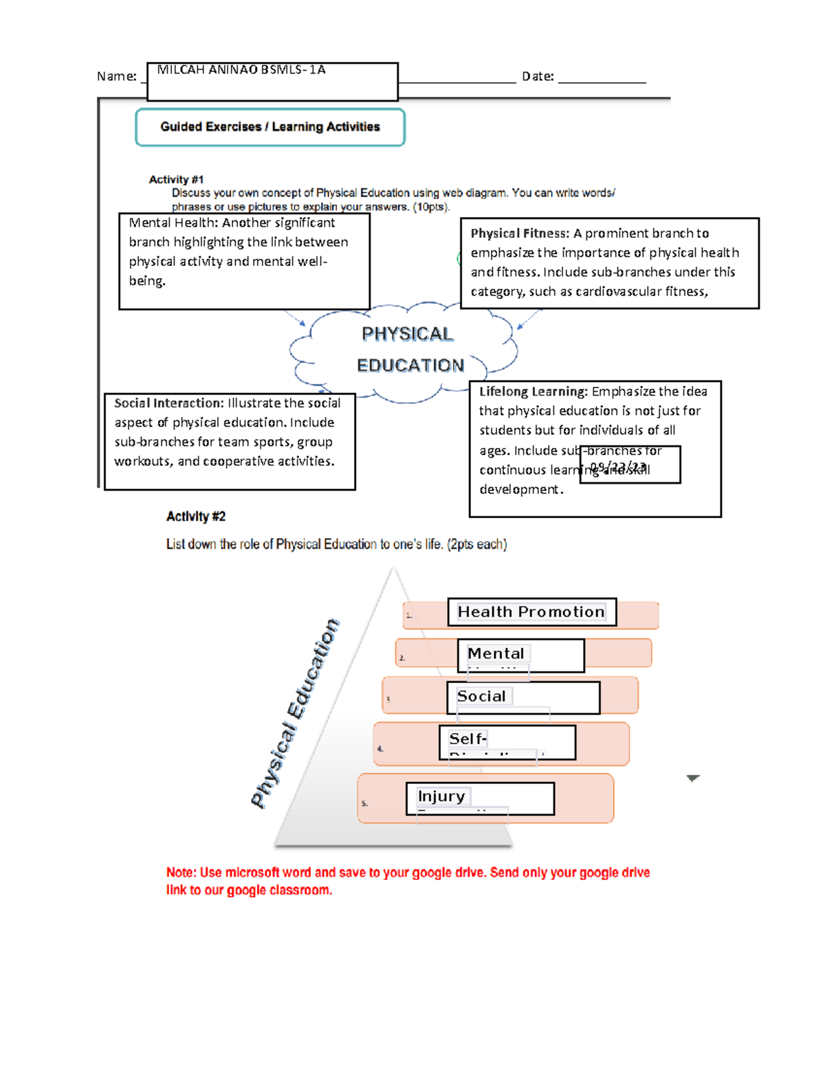 P.E.-1-Activity-2 Aninao - Name: ____________________ Year and Section ...