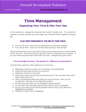 5 Parameter´s homework-filled out - Name: Keandra Garth Date: 01/16/ 5 ...