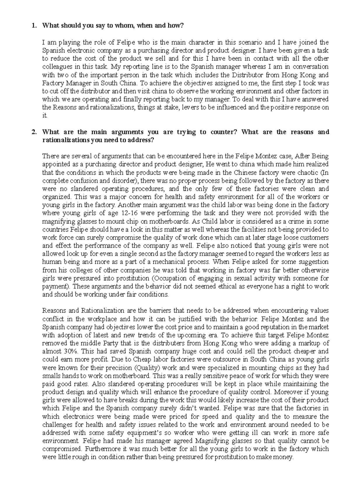 Principal - Notes - What should you say to whom, when and how? I am ...