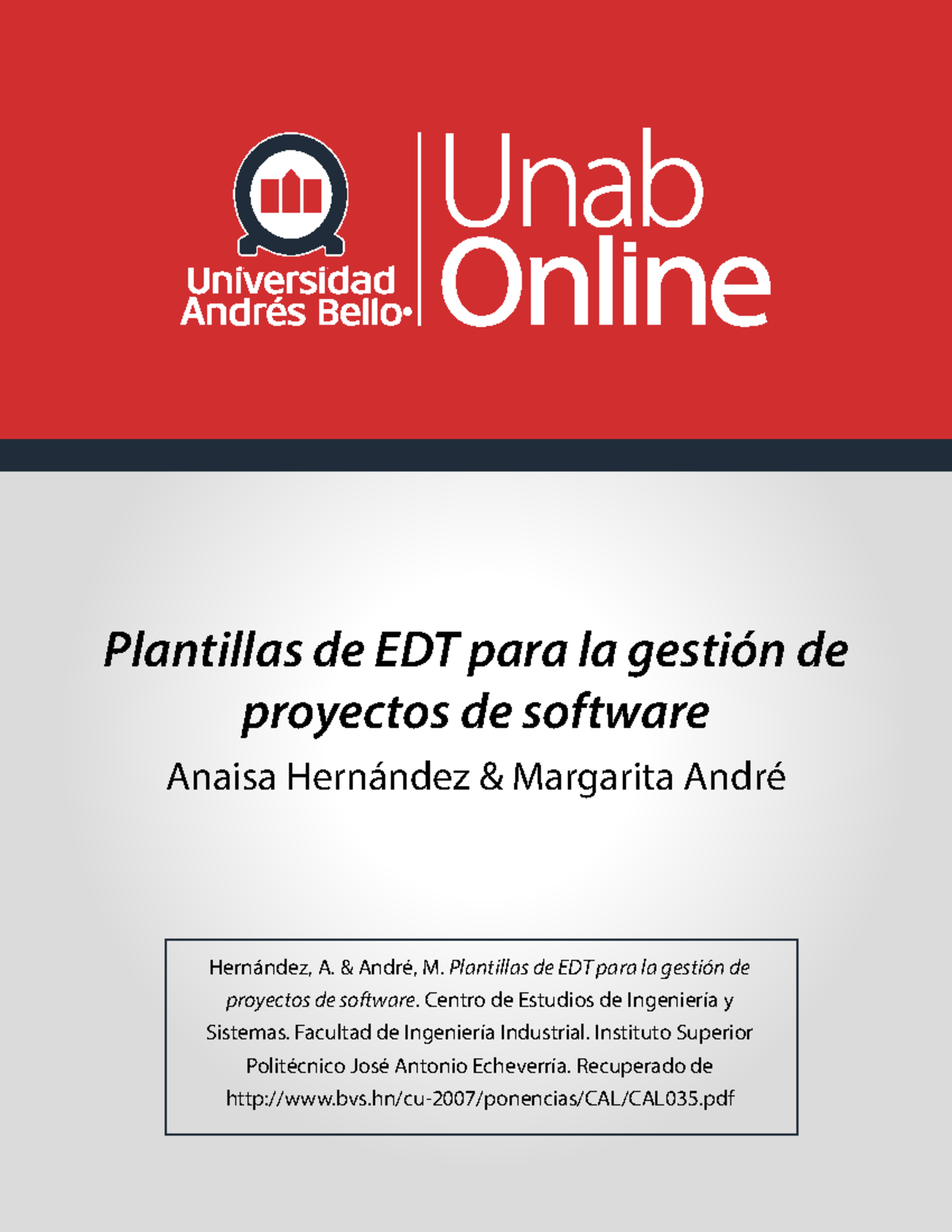 Planillas EDT - apuntes - Plantillas de EDT para la gestión de ...