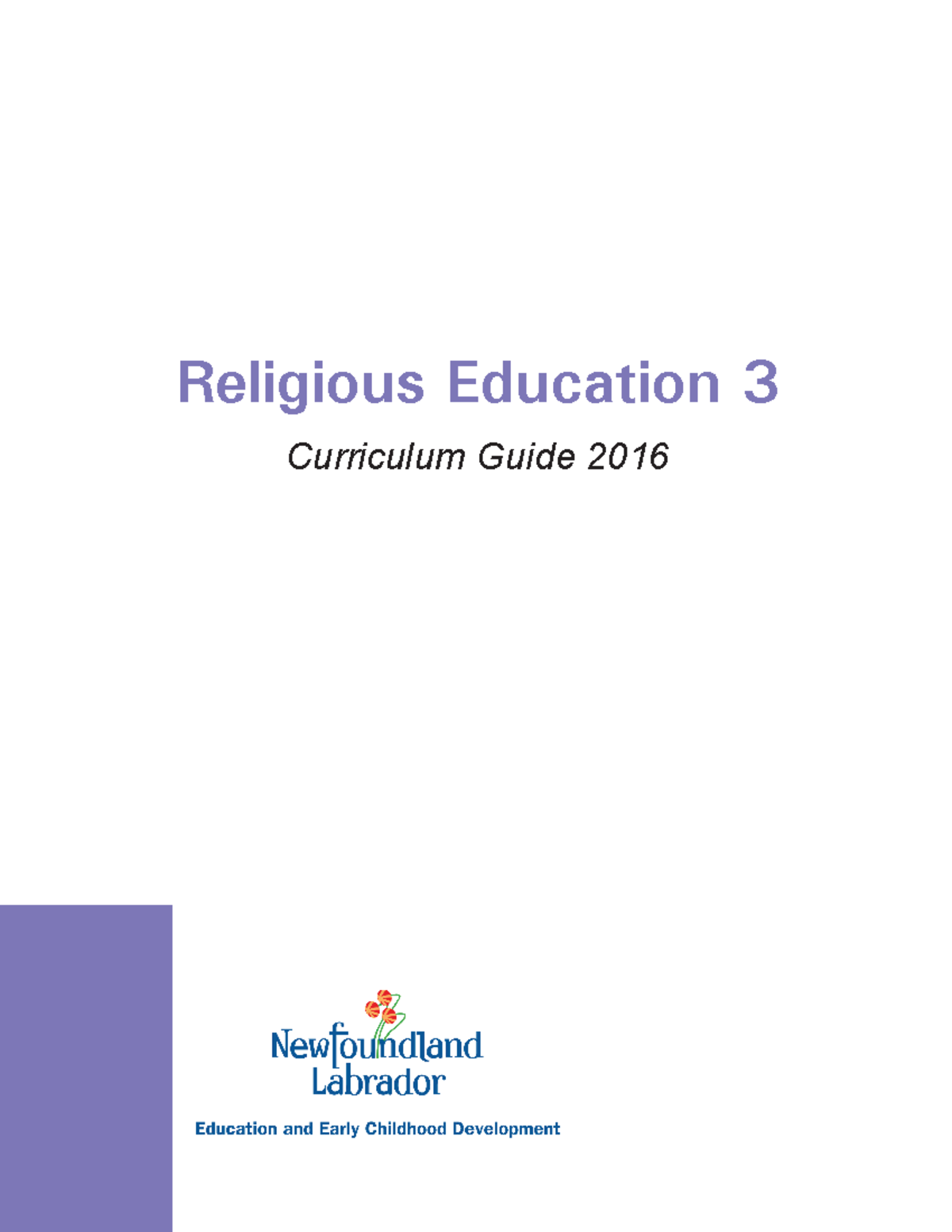 K12 curriculum guides religion 2016 g3 re - Curriculum Guide Religious ...