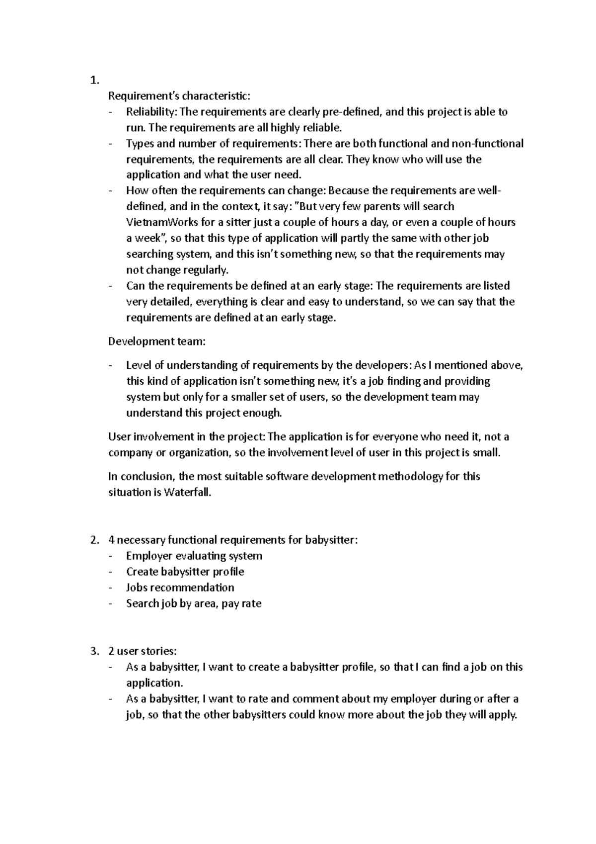 HE164001 SWE201c PE 02 - good - 1. Requirement’s characteristic ...