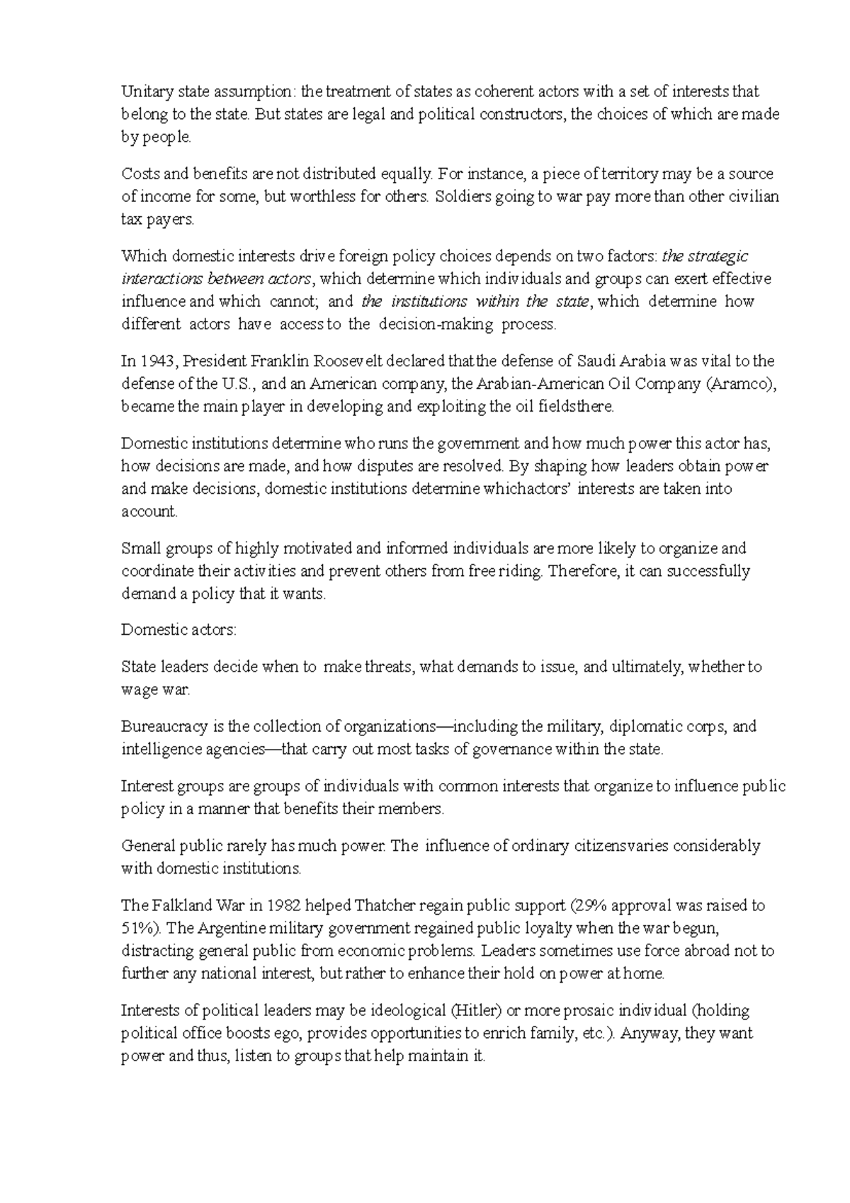 Week 5. Book notes - PLS - Unitary state assumption: the treatment of ...