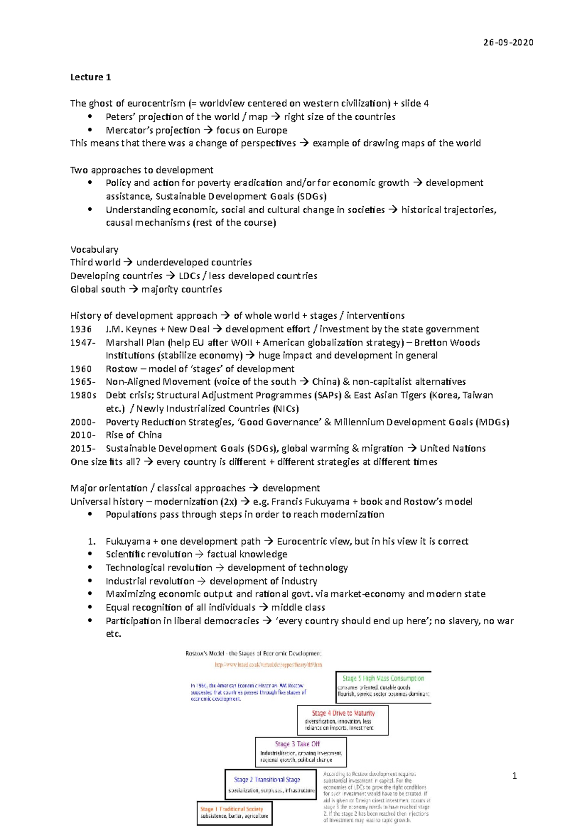 ECP - lecture 1 - Lecture 1 The ghost of eurocentrism (= worldview ...