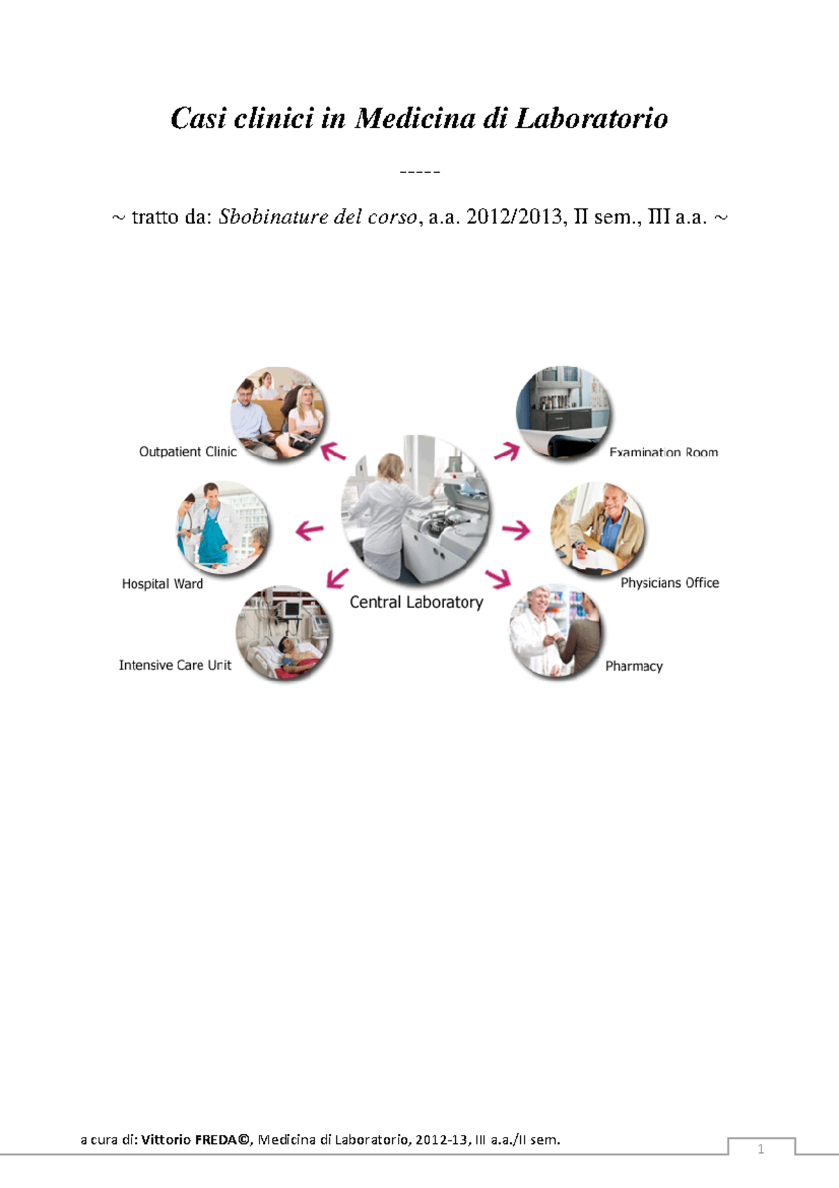 Appunti - casi clinici in medicina di laboratorio - a.a. 2012/2013 ...