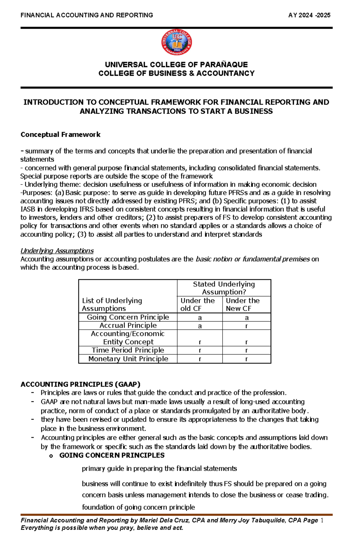 Chapter 3 Introduction to Conceptual Framework and Analyzing ...
