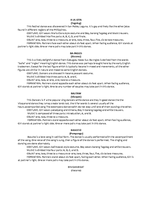 Midterm Dance Steps AND Dance Terms - DANCE TERMS STEP PATTERN Abrasete ...