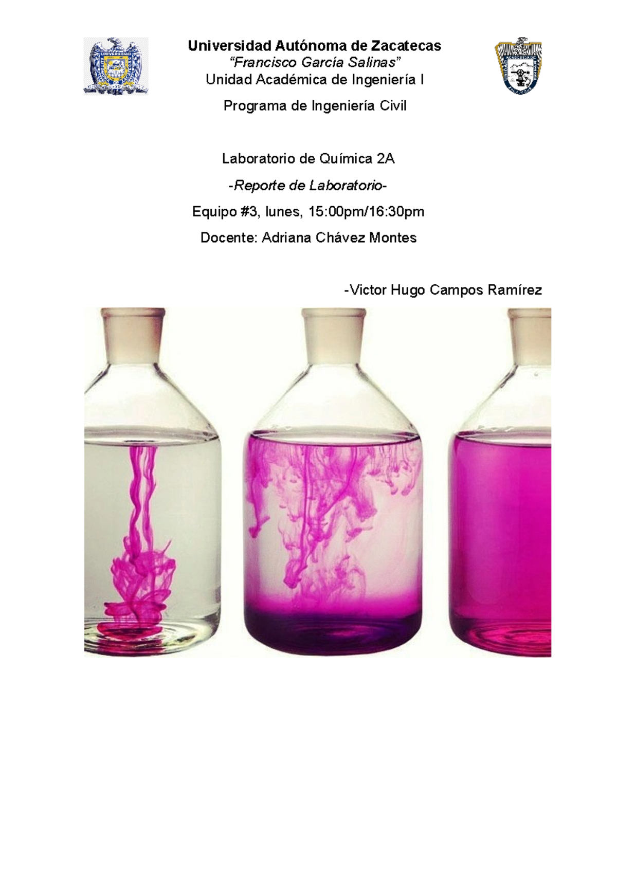 Segundo Reporte De Laboratorio “francisco García Salinas” Unidad