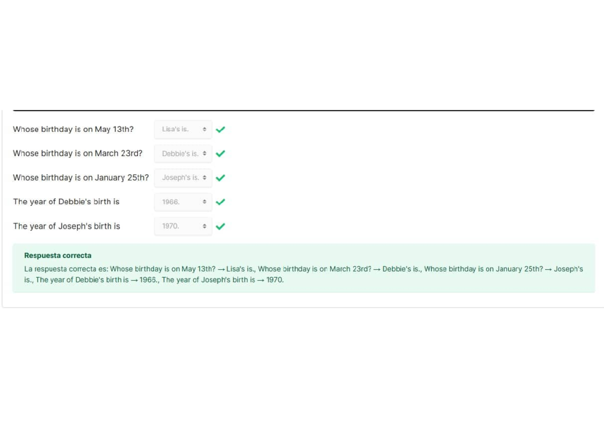 Actividad 43 - Quiz lesson 11 - 2% - ingles l - Studocu