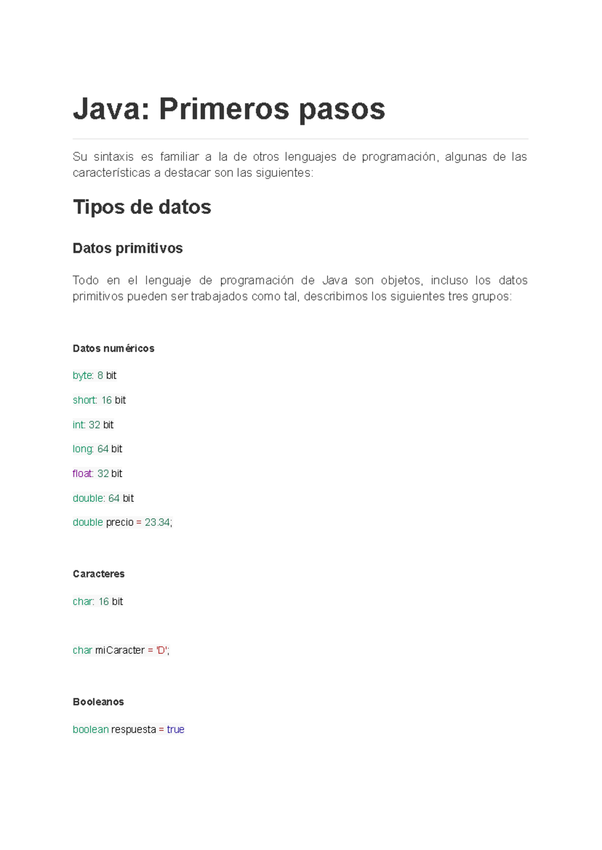 Java Primeros pasos - out("Hay " + cantidad + " estudiantes en la clase ...