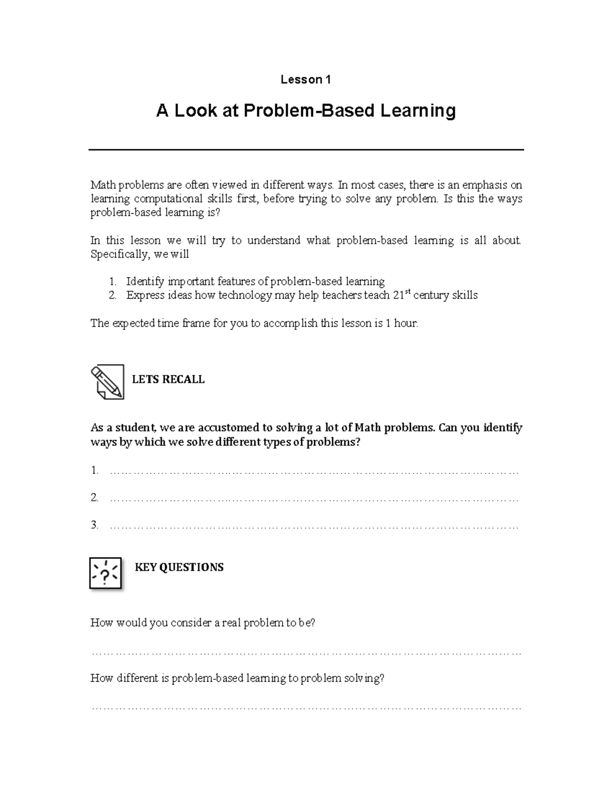 Mod 2 Lesson 1 - ICT Tools for Civil Engineering Guide Lecture notes ...