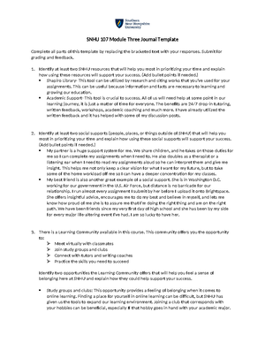 SNHU 107 Module Three Journal Template-2 - SNHU 107 Module Three ...