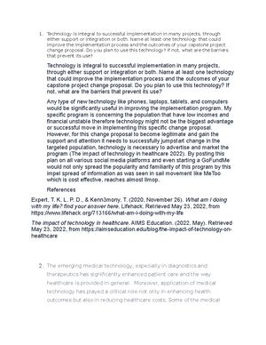 [Solved] To complete this reflective journal discuss with your preceptor - Professional Capstone ...