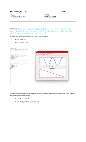 Assignment 1/Module 1 - James Raniel F. Faculin CS10-8/B ASSIGNMENT 1 Design an algorithm and ...