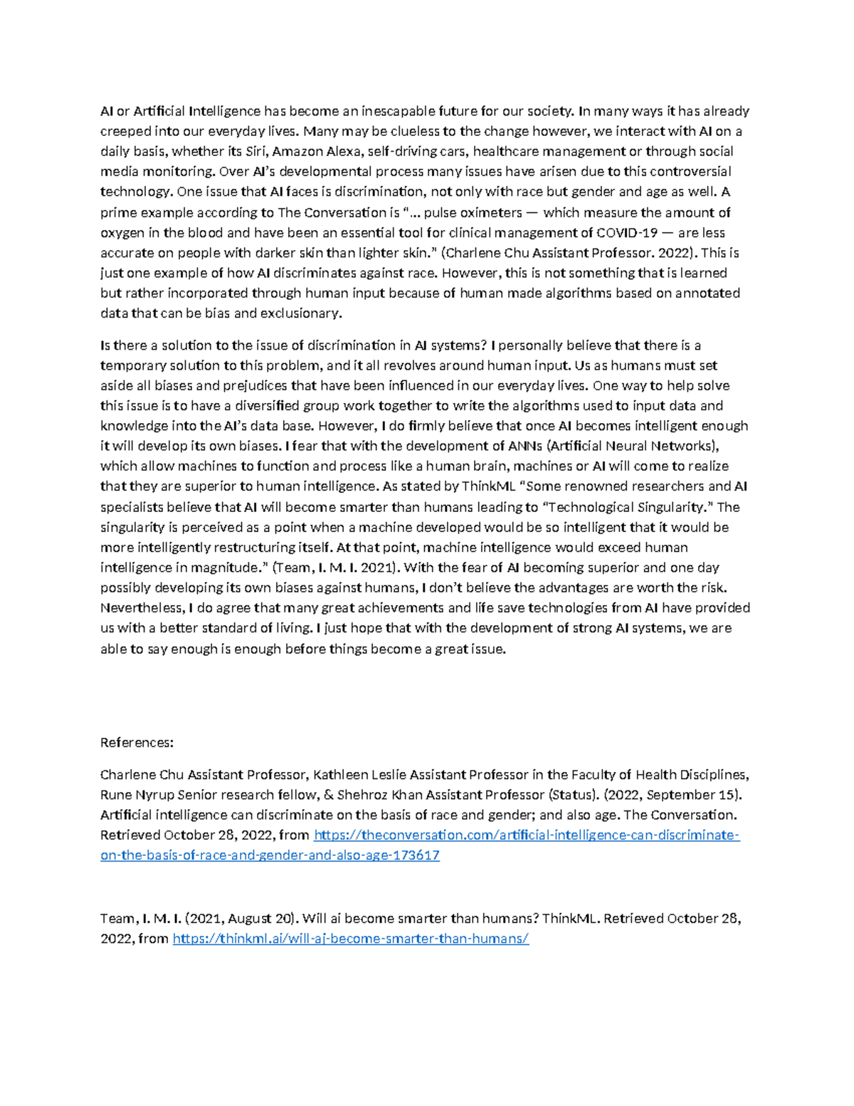 AI Discussion - AI or Artificial Intelligence has become an inescapable ...