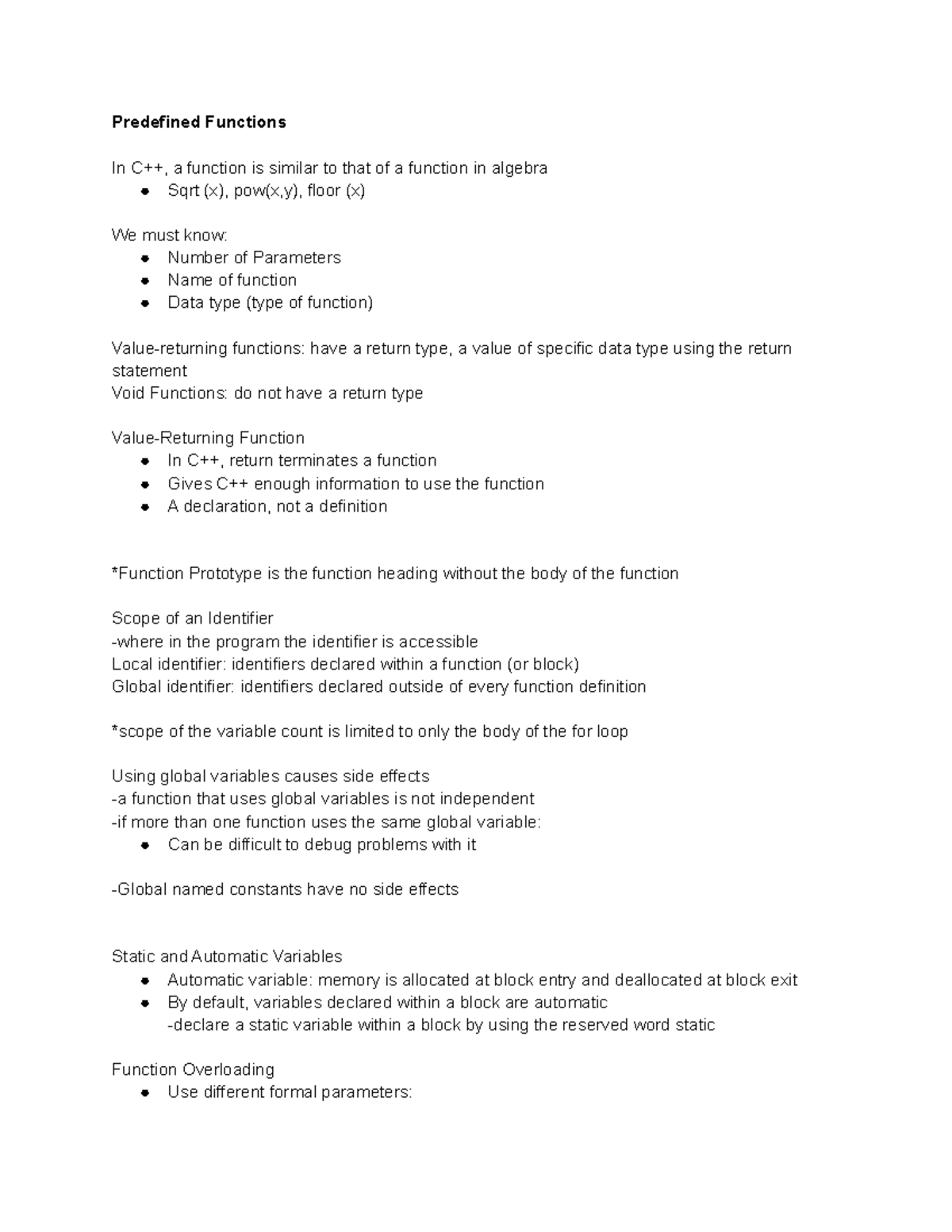 Chapter 6 Programming Professor Soad Ibrahim Predefined Functions In C A Function Is