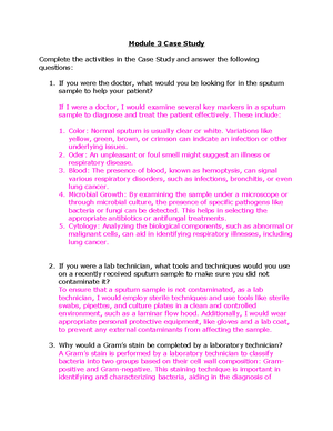 Module 1 Case Study Worksheet - Module 1 Case Study Part One: 1 ...