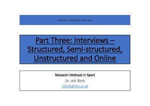 Book - Key Concepts in Sport and Exercise Research Methods - Studocu