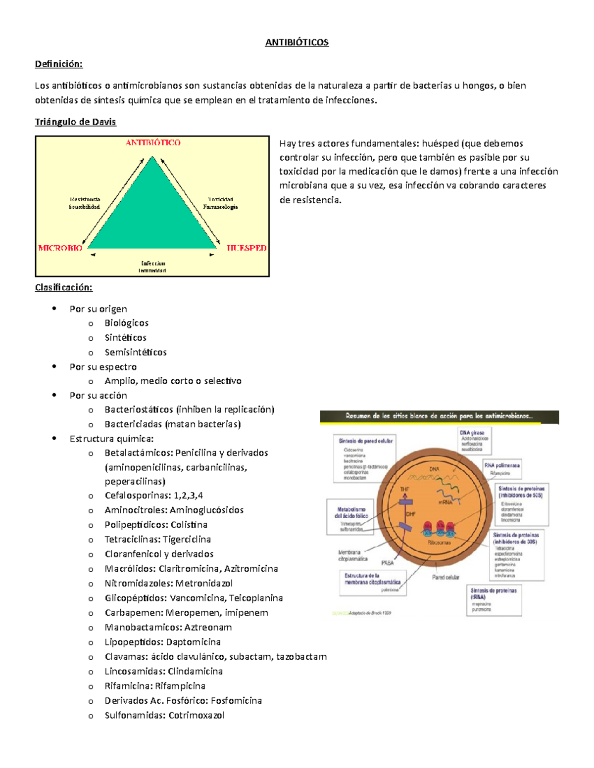 Antibióticos - ATB - ANTIBIÓTICOS Definición: Los antibióticos o ...