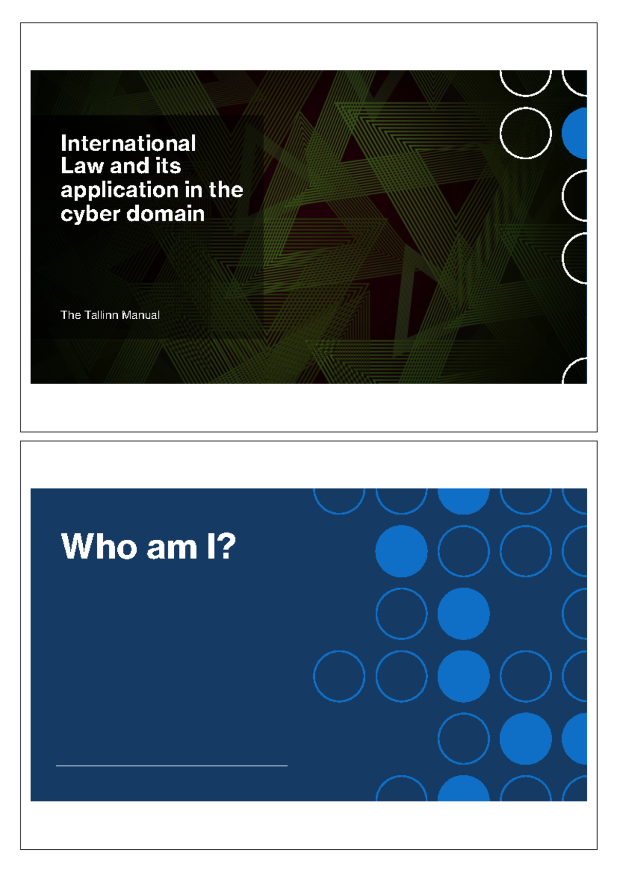 11 International cyber law - International Law and its application in ...