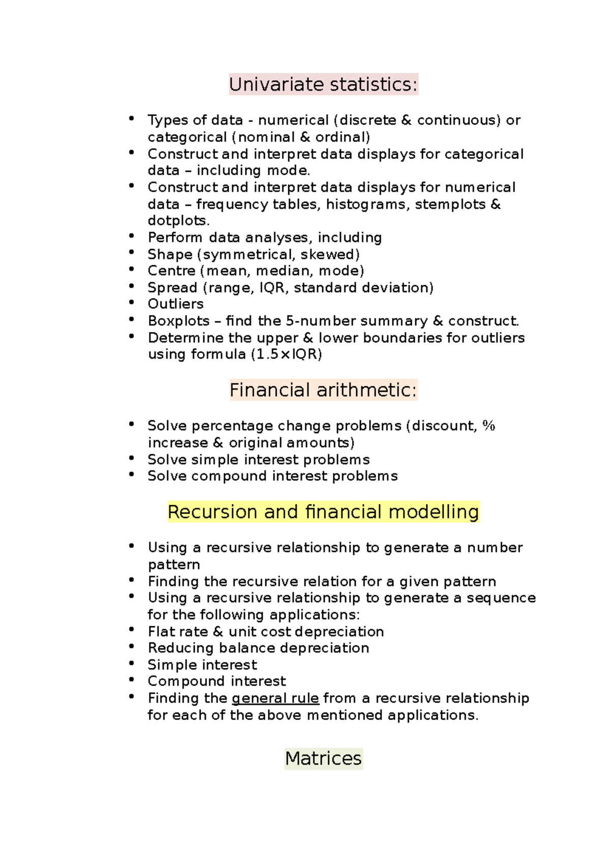 Univariate statistics - Univariate statistics: Types of data ...