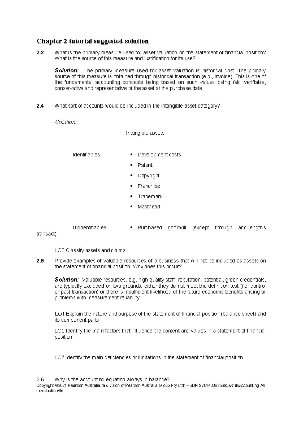 Chapter 2 tutorial suggested solution - Chapter 2 tutorial suggested ...