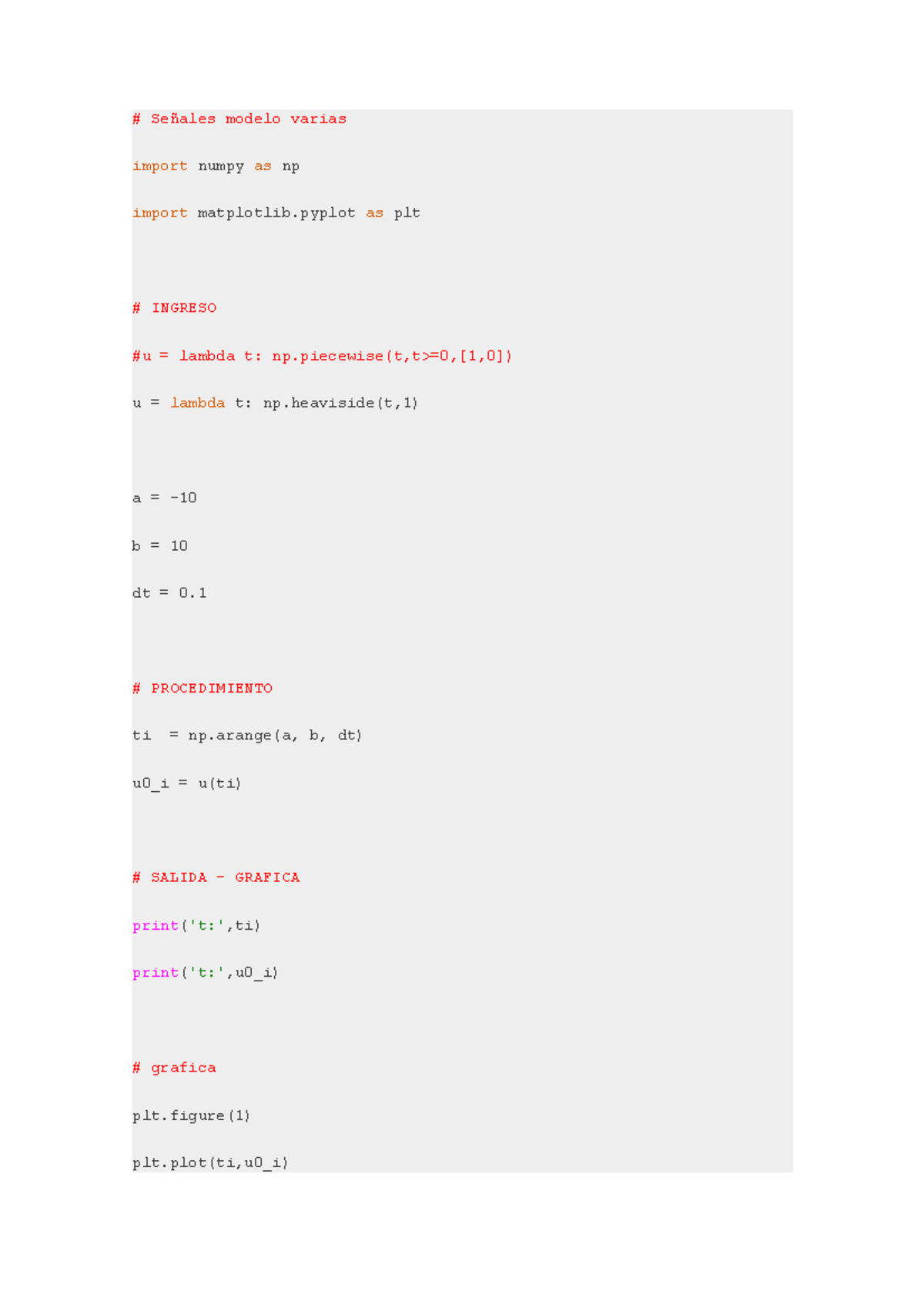 Matlab 2023 08 - curso - Señales modelo varias import numpy as np import matplotlib as plt ...