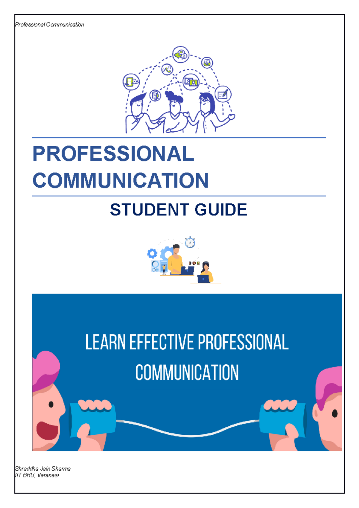 Professional Communication student guide - PROFESSIONAL COMMUNICATION ...
