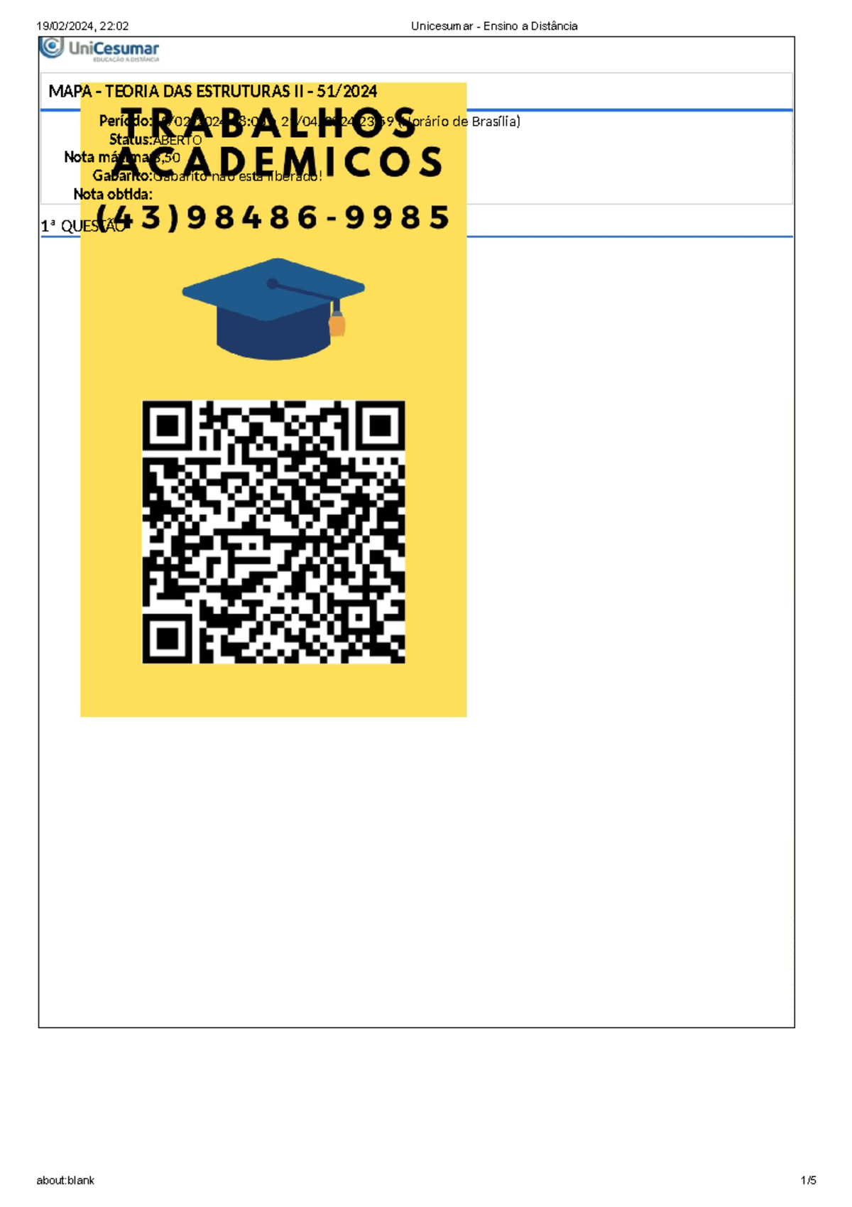 Etapa 1 Para essa etapa, descreva com as suas palavras e com o máximo possível de referências ...