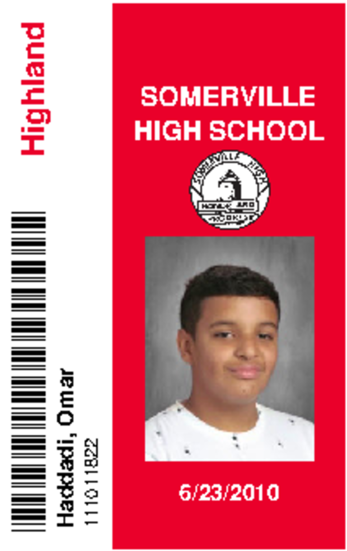 IDs Permanent ID SHS (ID Cards-Only Front) - information SOMERVILLE ...