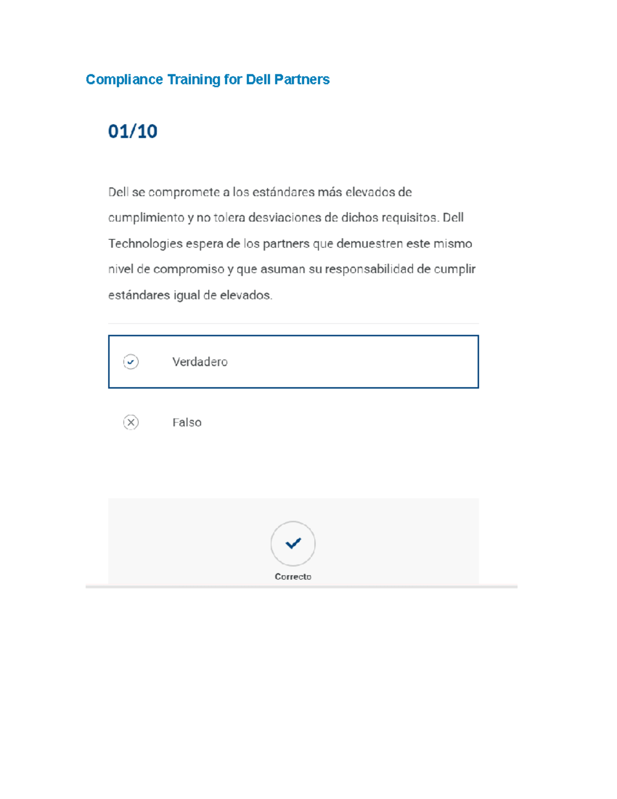Compliance Training for Dell Partners - Dell Technologies espera de los ...