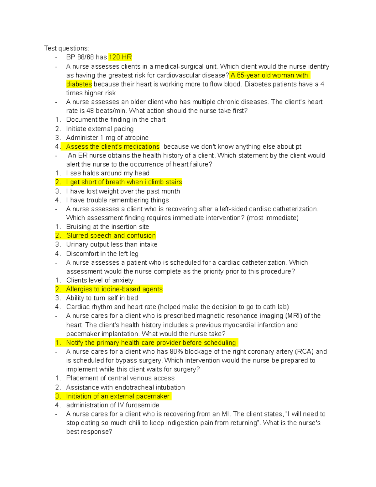 Cardiovascular Disease Risk Assessment and Management - Studocu
