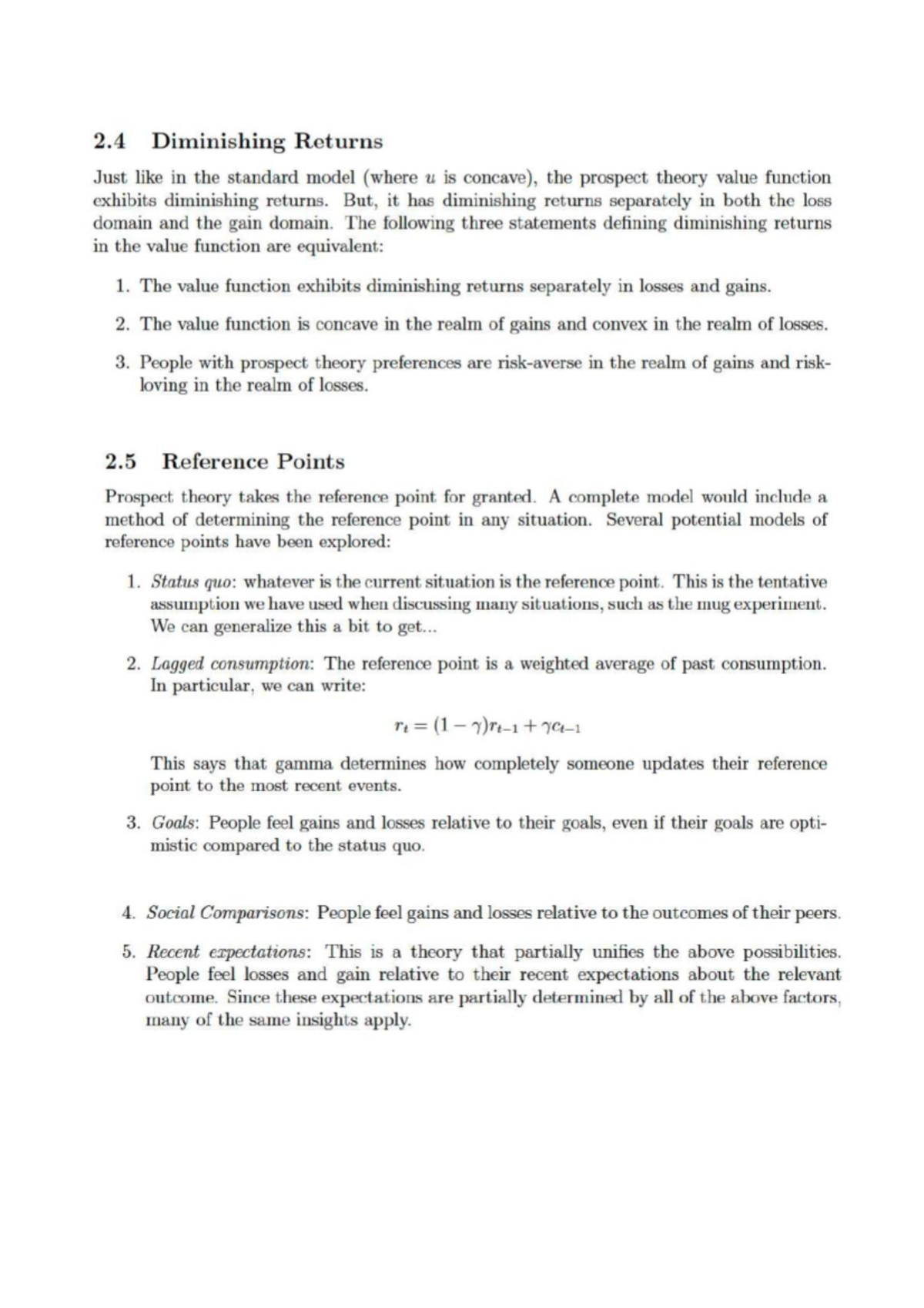 Diminishing Returns Summary - ECON3124 - Studocu