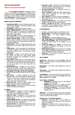 Gunshot Residue P - GUNSHOT RESIDUE Basically, comes from the powder ...