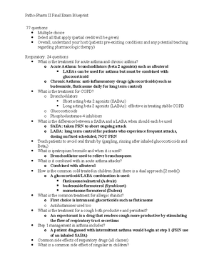 Pathopharmacology intro - Pharmacopathology, also known as ...