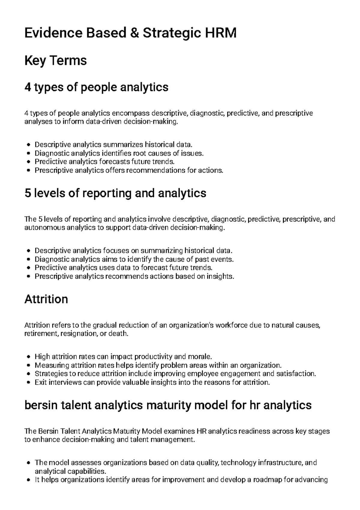 Evidence Based Strategic HRM-Study Guide - Evidence Based & Strategic ...