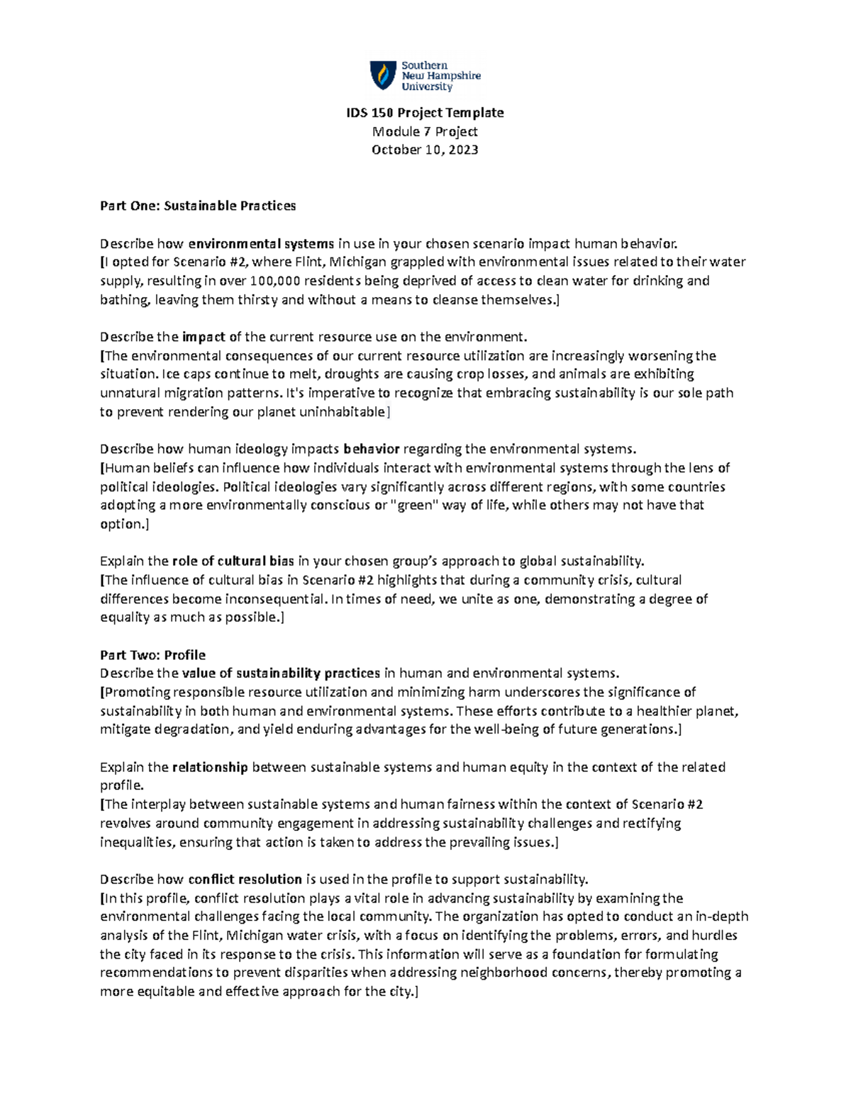 Impact of Environmental Systems on Human Behavior and Sustainable ...