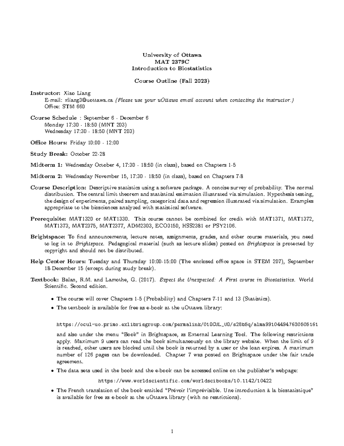 2379-course-outline 23 - University of Ottawa MAT 2379C Introduction to ...